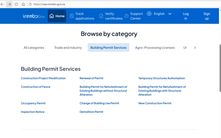 Building Permit Services Now Available on IremboGov: What Homeowners ...