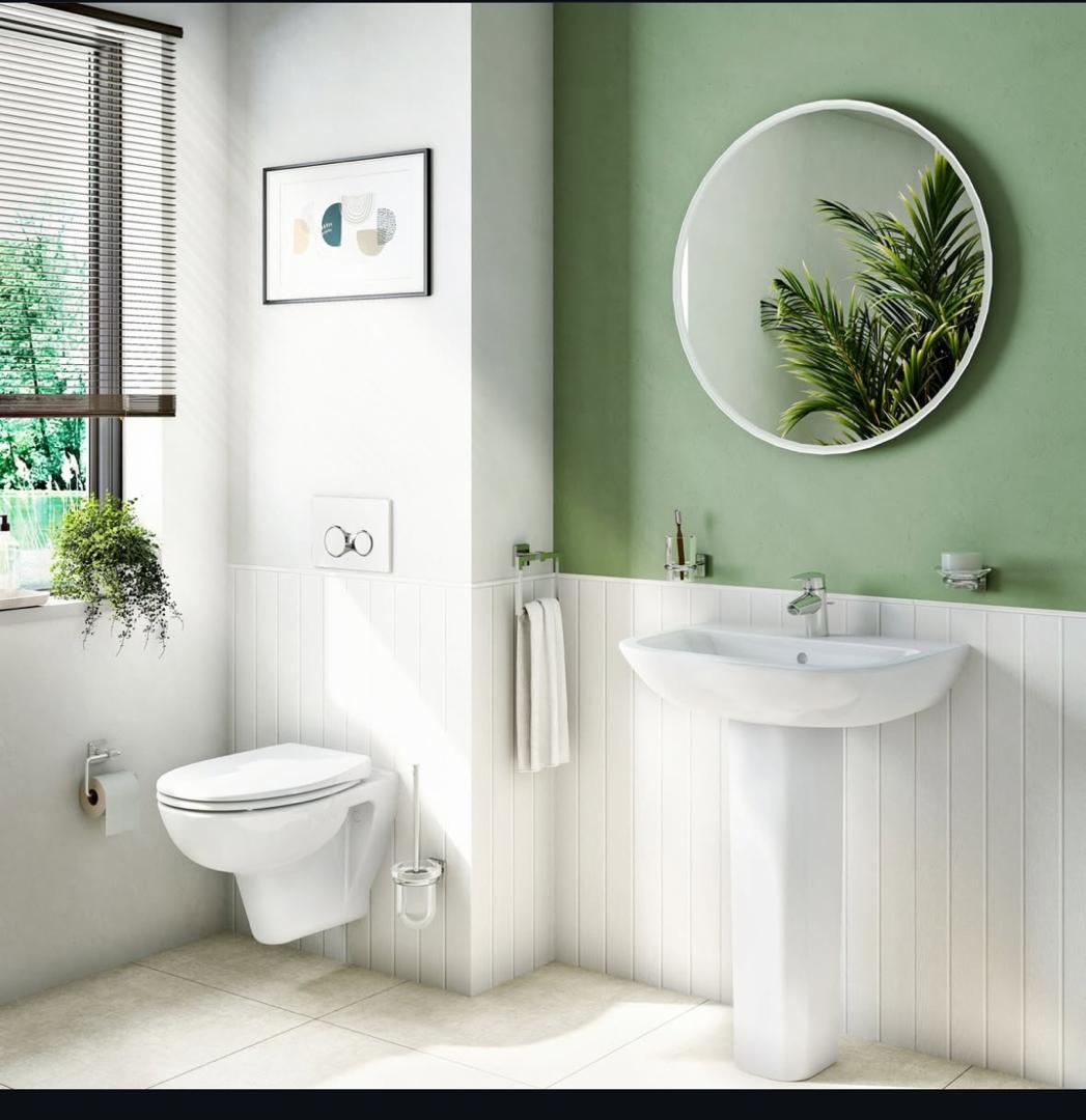 WC & Wash hand basin in Kigali Rwanda | CONSTRUCTION HUB